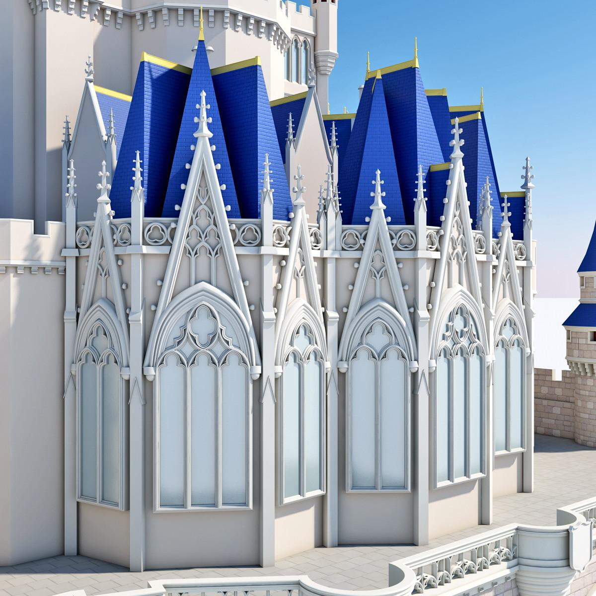 Cinderella Castle 3d model | Best Of 3d Models